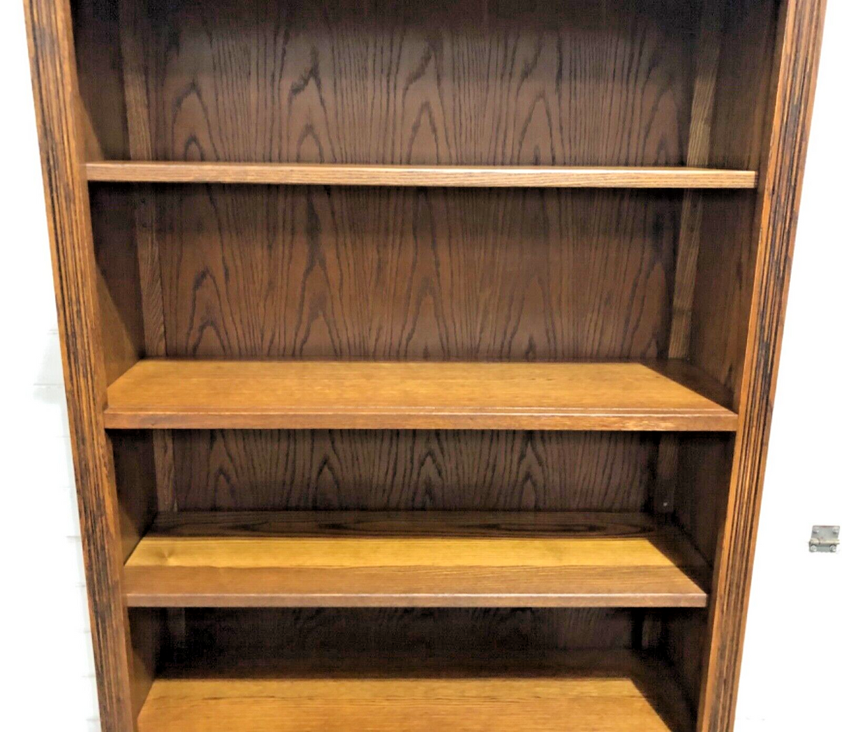000854....Handsome Carved Oak Bookcase / Old Charm Bookcase ( sold ...