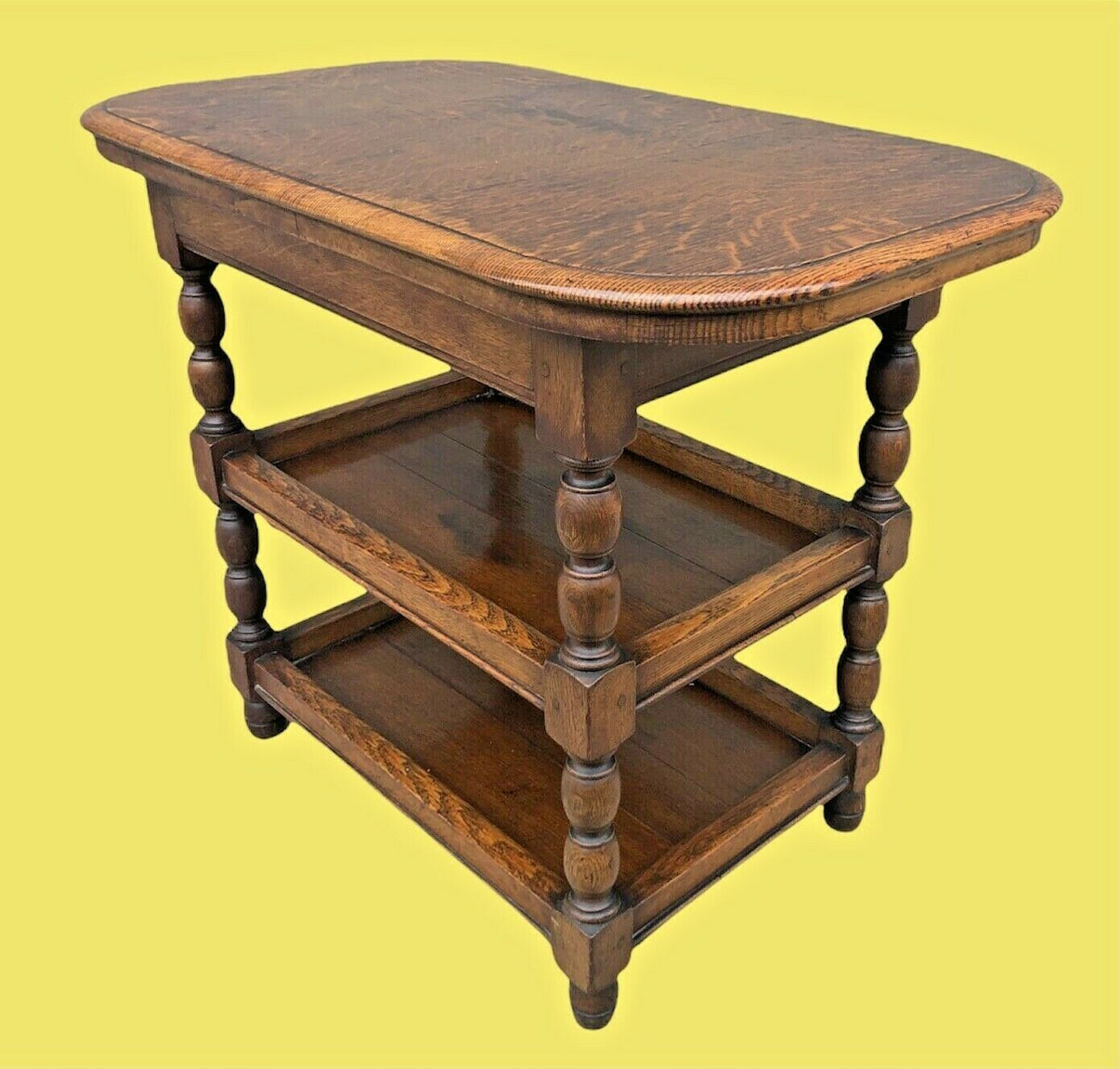 011.....Handsome Vintage Small Oak Buffet / Serving Table ( sold ...