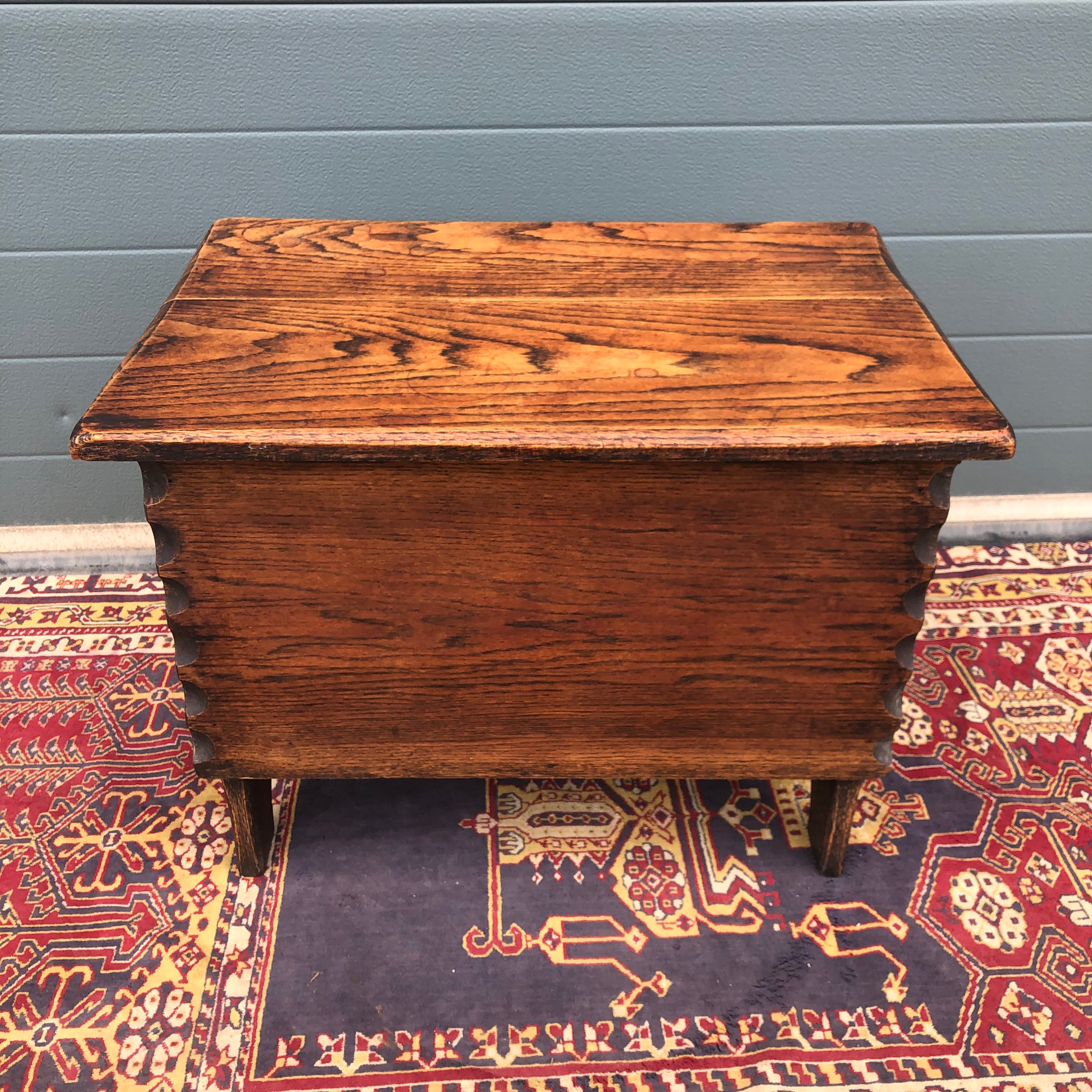 Gorgeous Carved Oak Small Chest / Vintage Carved Box ( SOLD ...