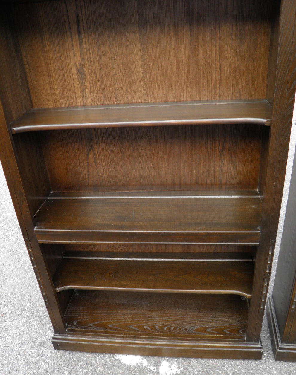 Pair Of Genuine Ercol Tall Bookcases – Ipplepen Interiors