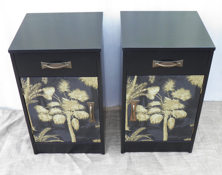 A Pair Of Vintage Retro Bedside Cupboards / Pot Cupboards – Ipplepen ...