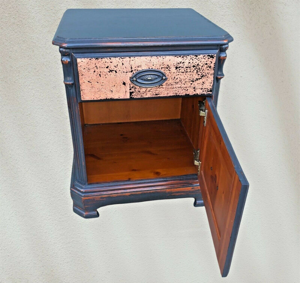 068.....Pair Of Upcycled Bedside Tables – Ipplepen Interiors