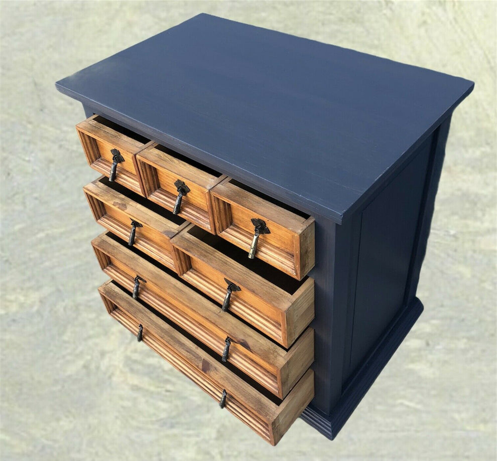 Handsome Pair Of Pine Bedside Chests / Rustic Small Chests ( SOLD ...